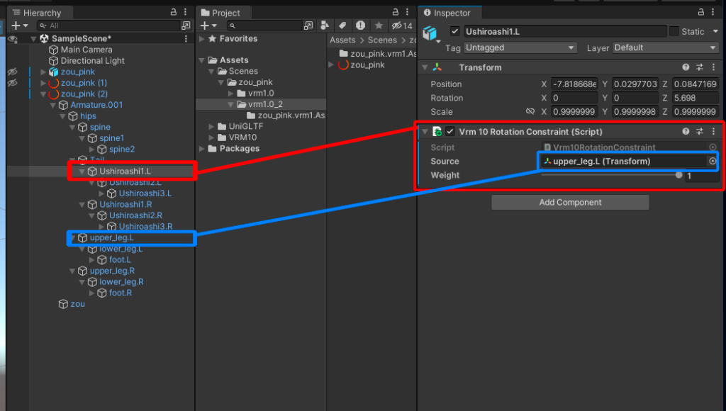 VRM1.0アバターをclusterに！スプリングボーンと4つ足歩行できるコンストレイント設定方法 | デジモット